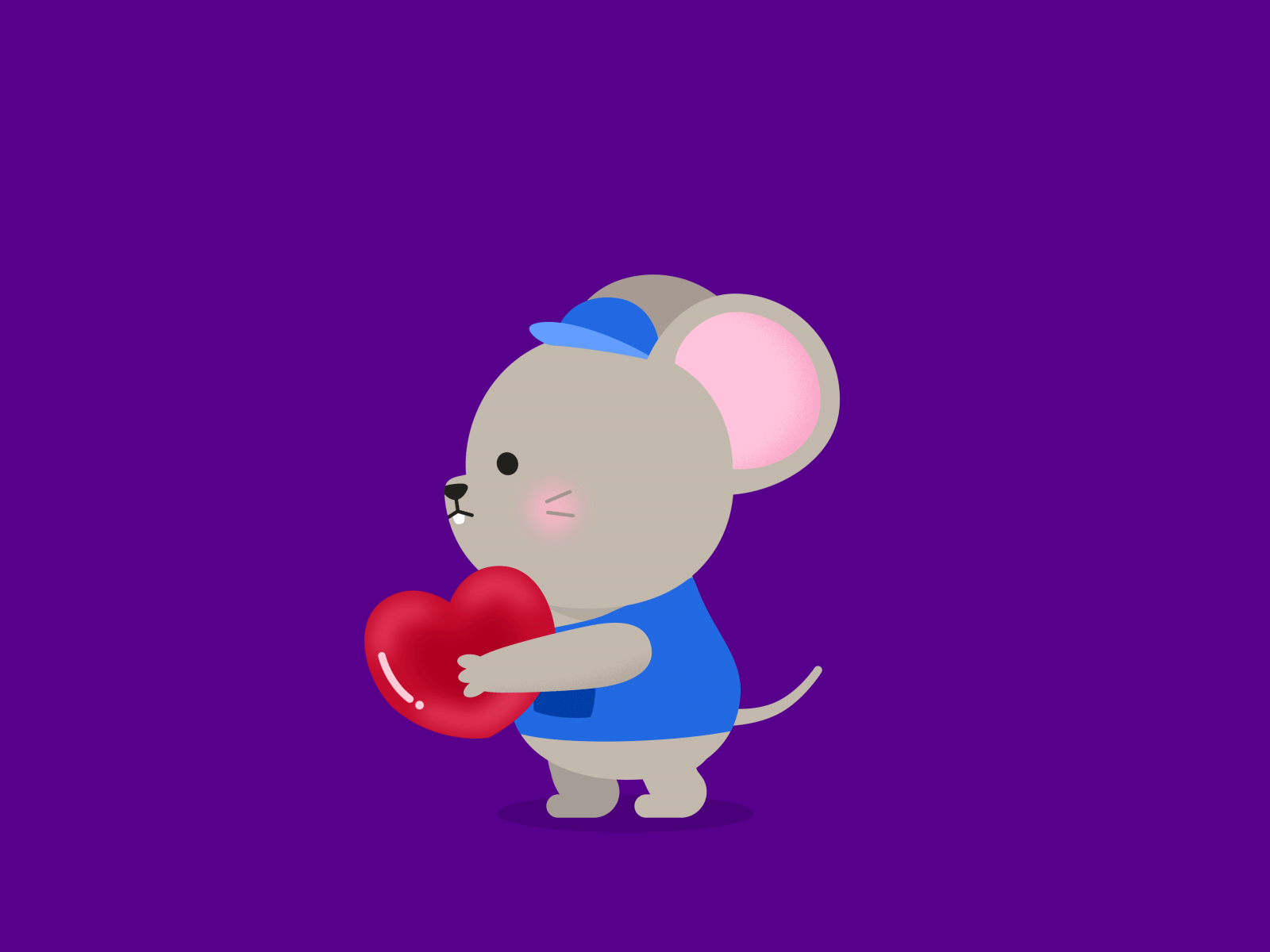 Love delivery mouse🐭 ️ by butzzimotion on Dribbble