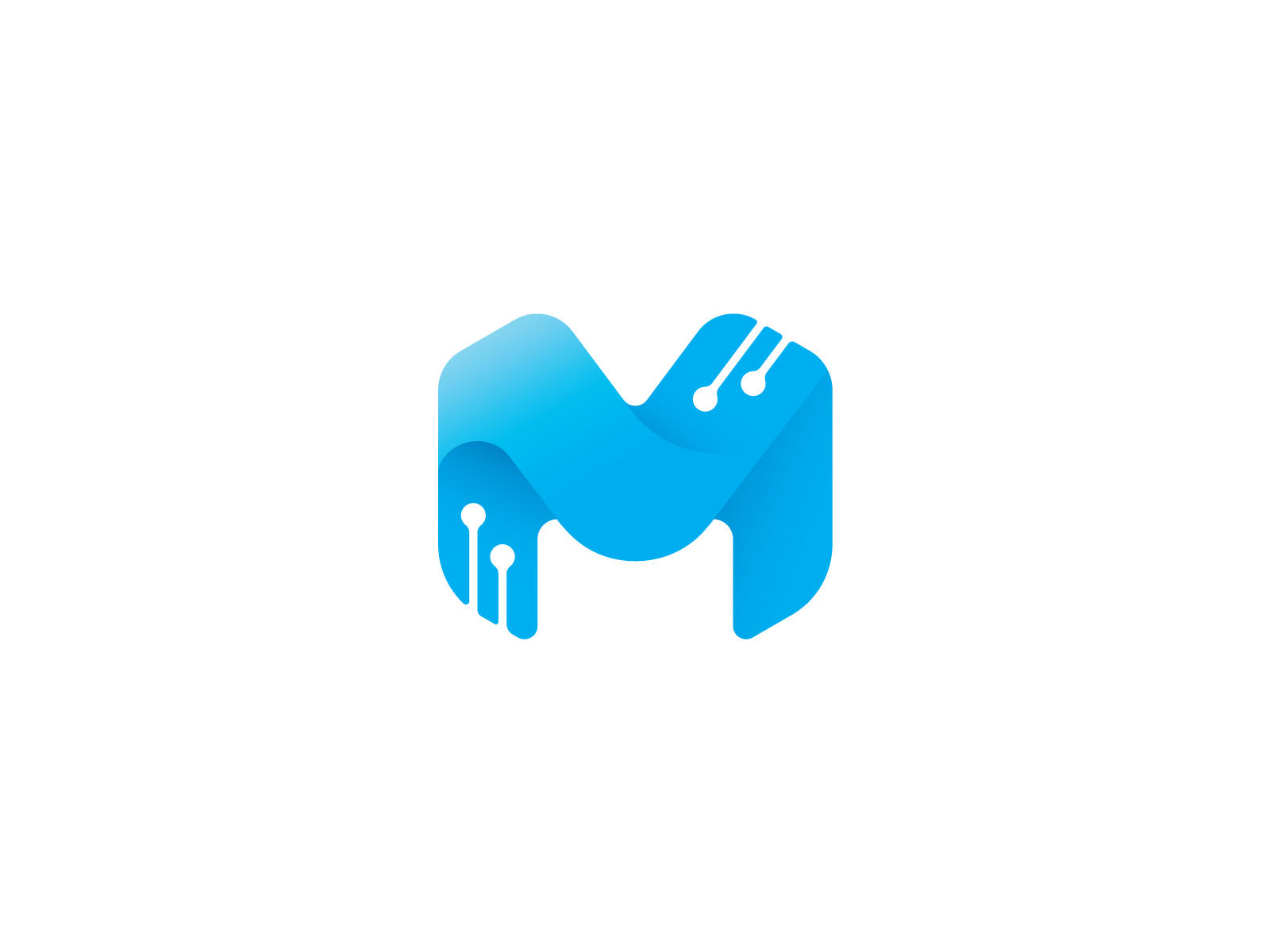 M Tech Letter by Vlad Iftimescu on Dribbble