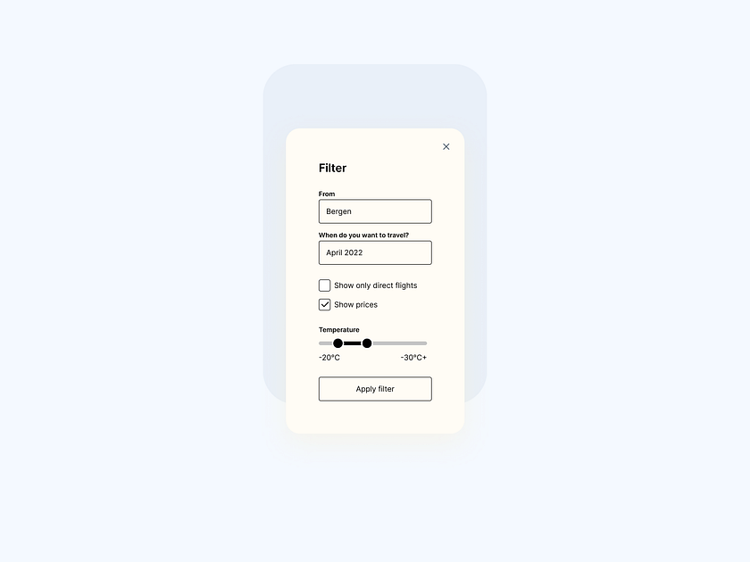 Filter UI designs, themes, templates and downloadable graphic elements ...