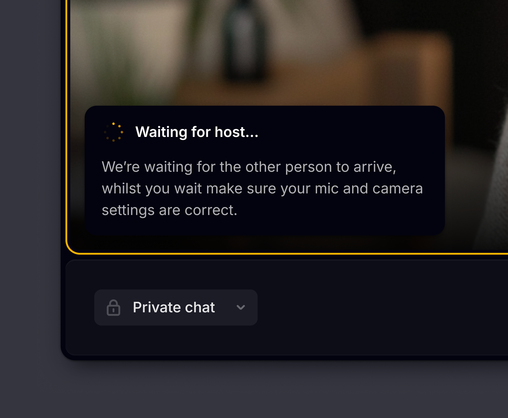 Waiting for host by James on Dribbble