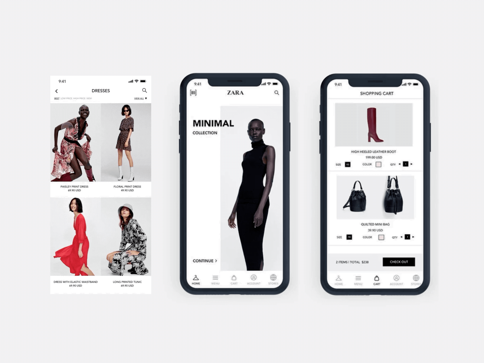 Fashion UI designs, themes, templates and downloadable graphic elements ...