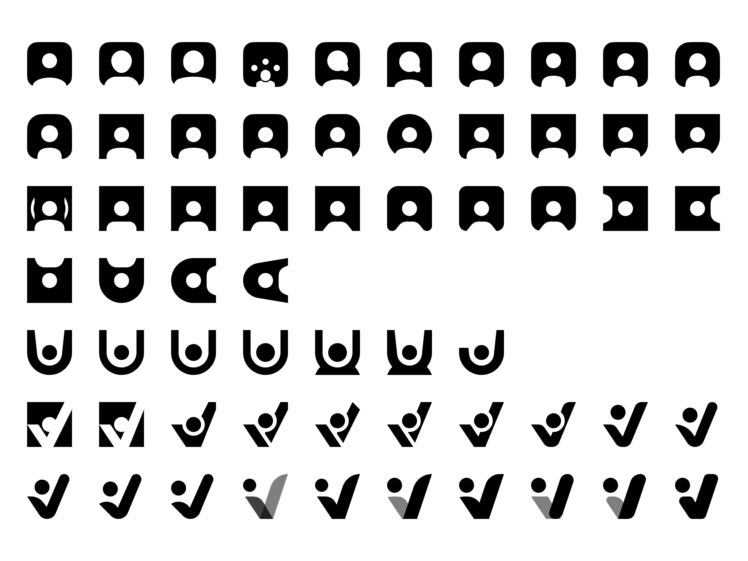 UserEvidence Logo Process by Max Burnside on Dribbble