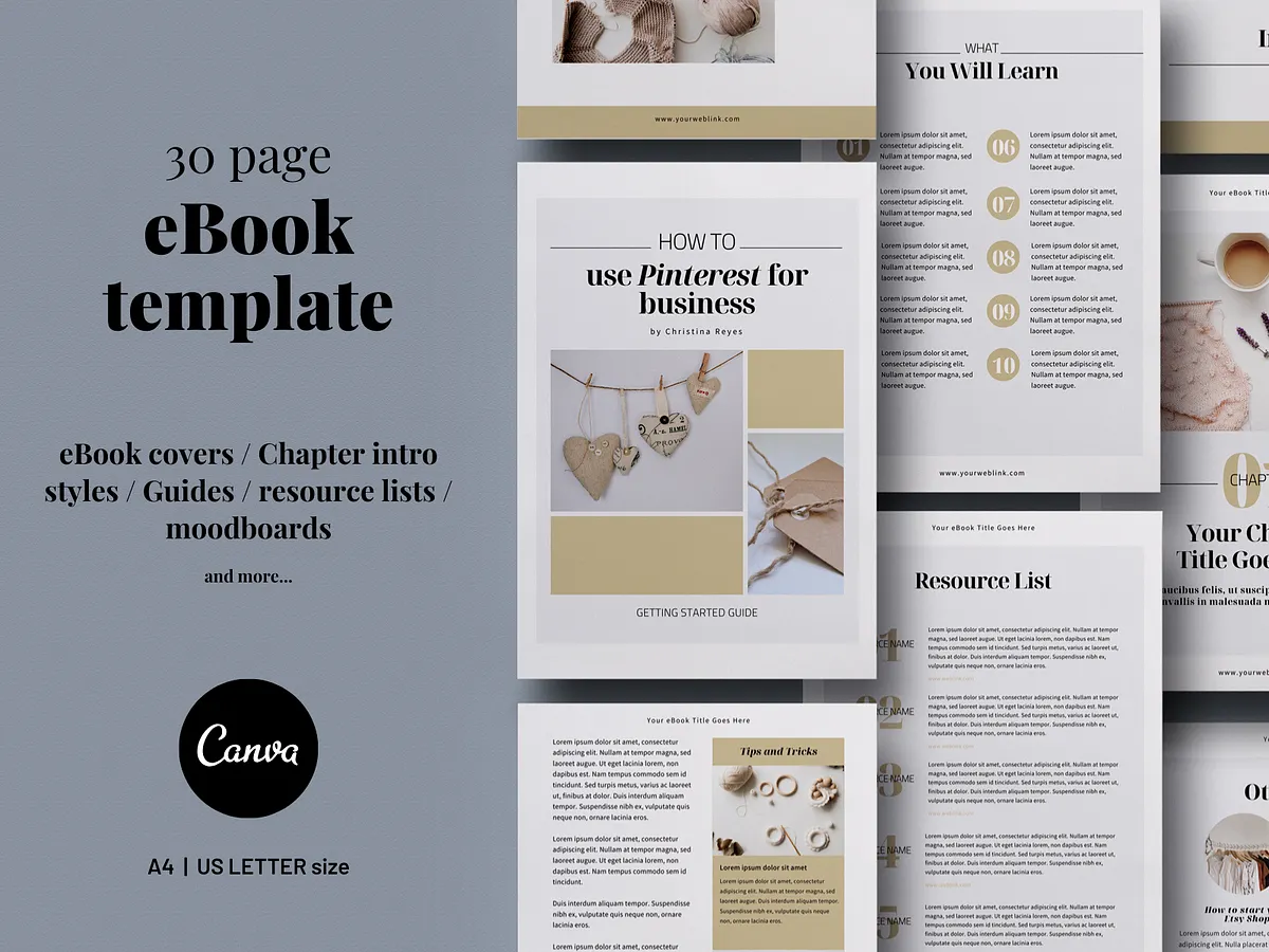 Ebook Template designs, themes, templates and downloadable graphic ...