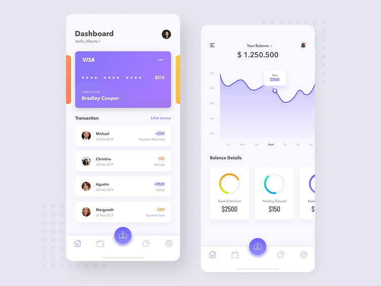#Explore - E-Wallet & Payment by Hanif Zulfikar on Dribbble