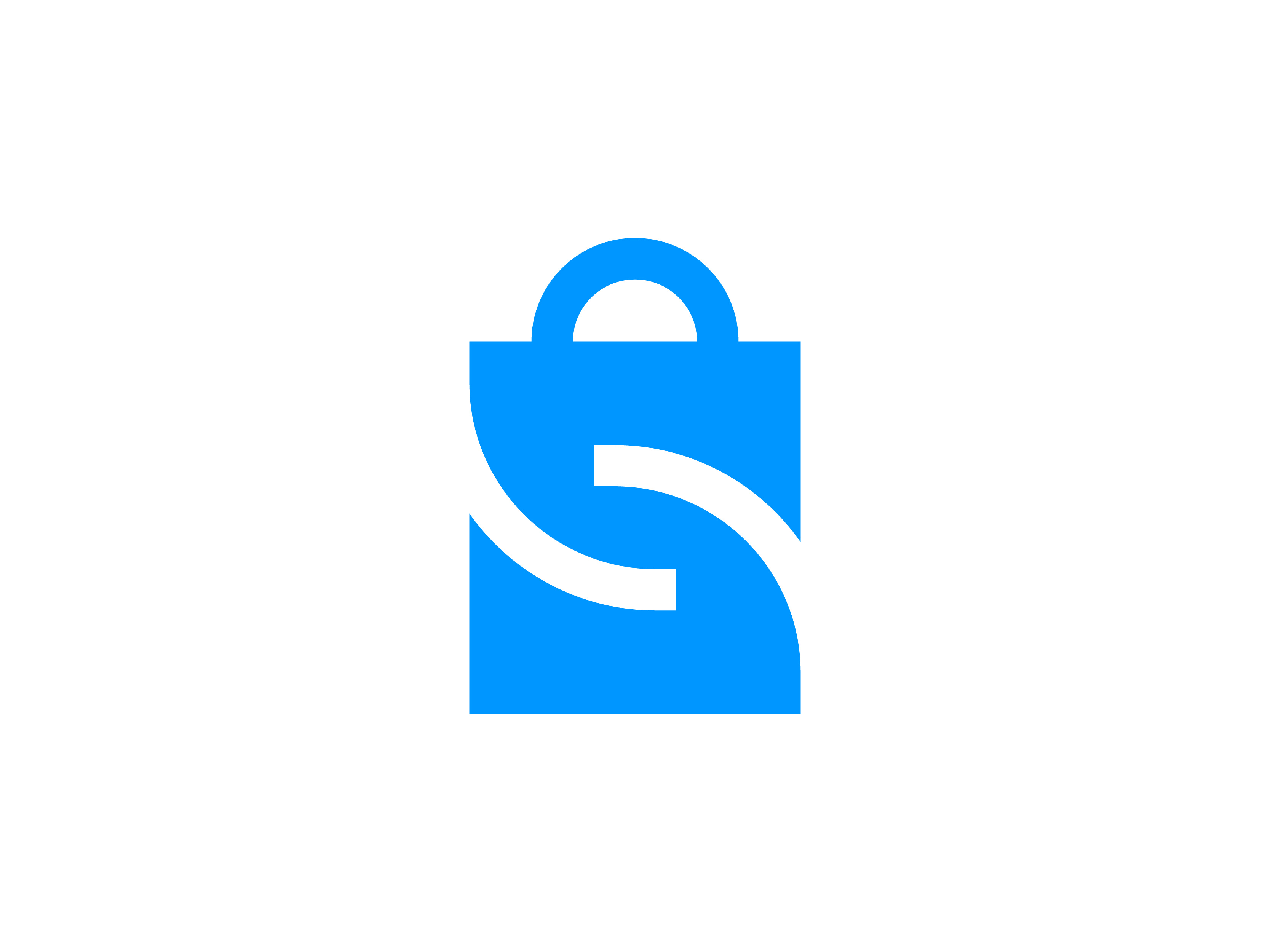 Letter S, shopping bag, arms wrapped around | Sonnon logo opt #1 by ...