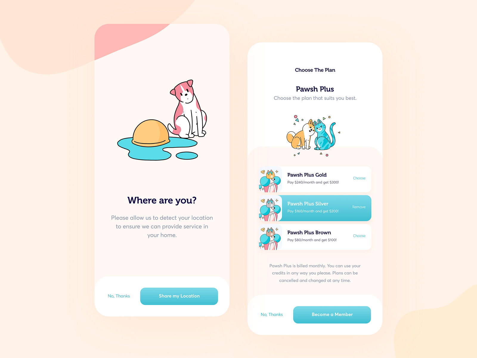 Pawsh // Mobile App Part.3 by Serhii Polyvanyi for BL/S® on Dribbble