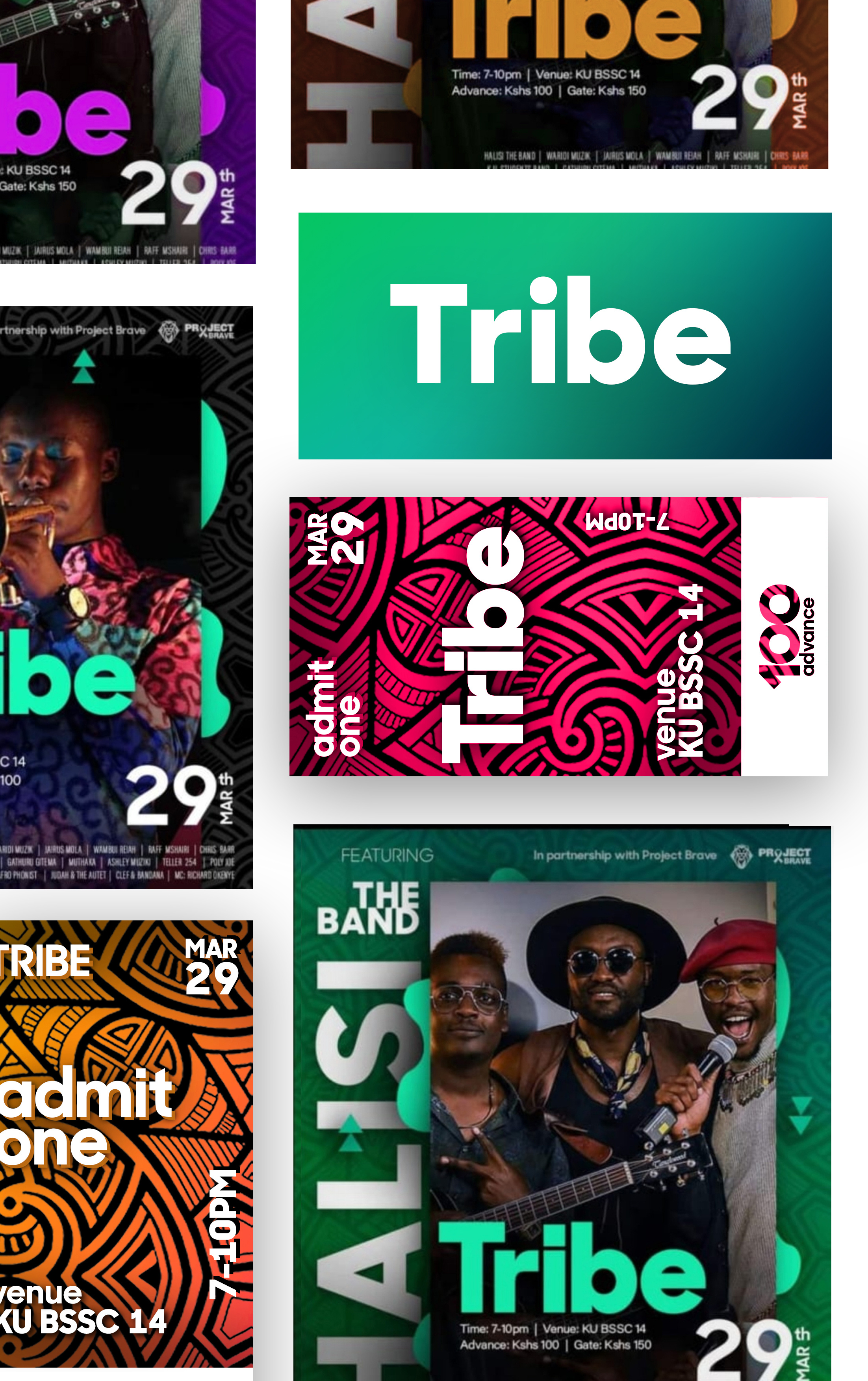 Tribe: Event Branding, Poster and Ticket Design by Jesse Kimotho on ...