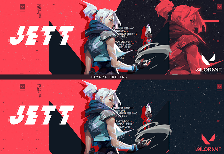 Valorant Header by Nayara Freitas on Dribbble