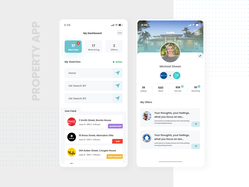 Property app ui kit by Jahid Jaykar on Dribbble