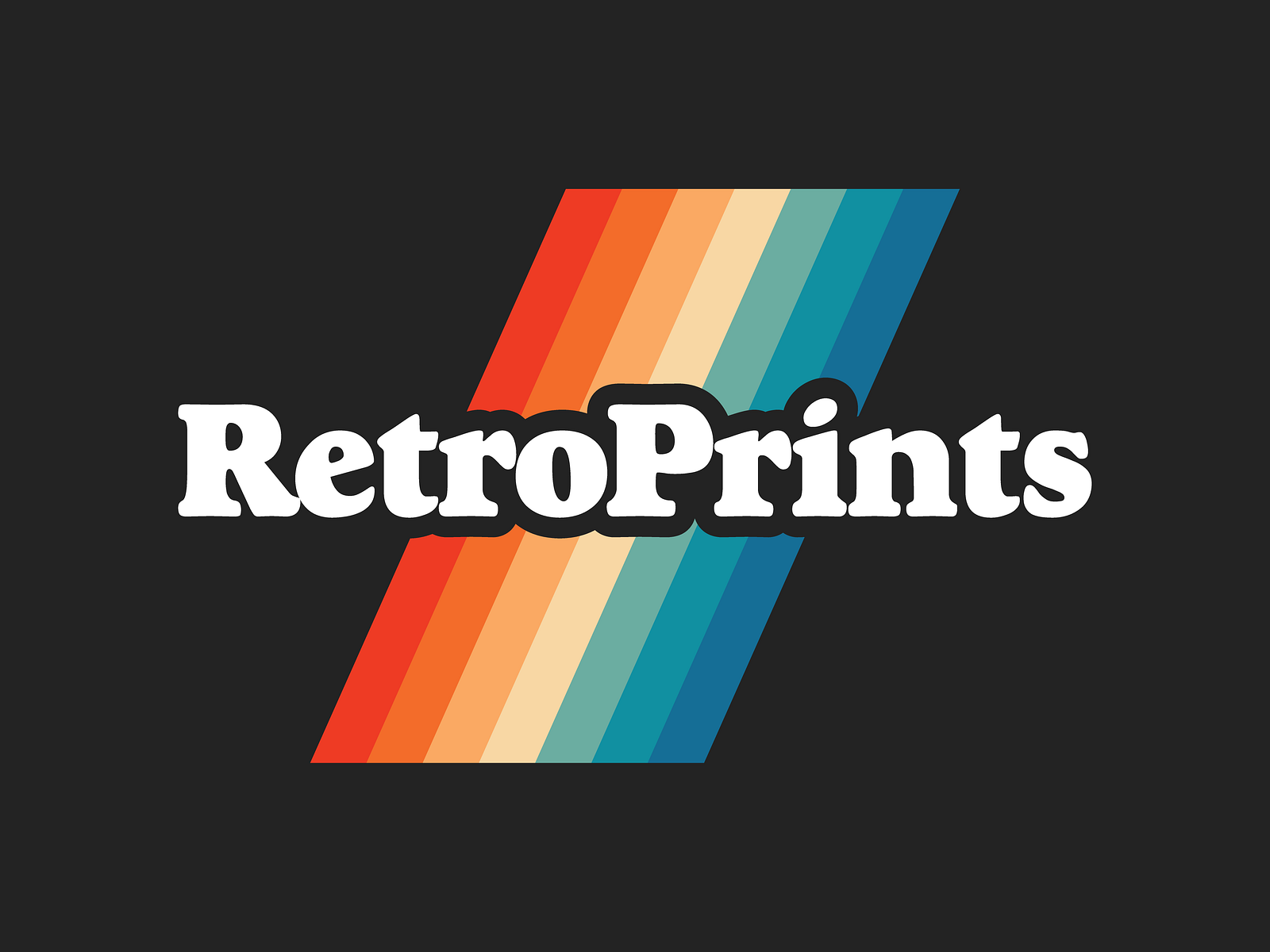 30 days logo challenge 10 - Retro Prints by Milly Zecchinato on Dribbble