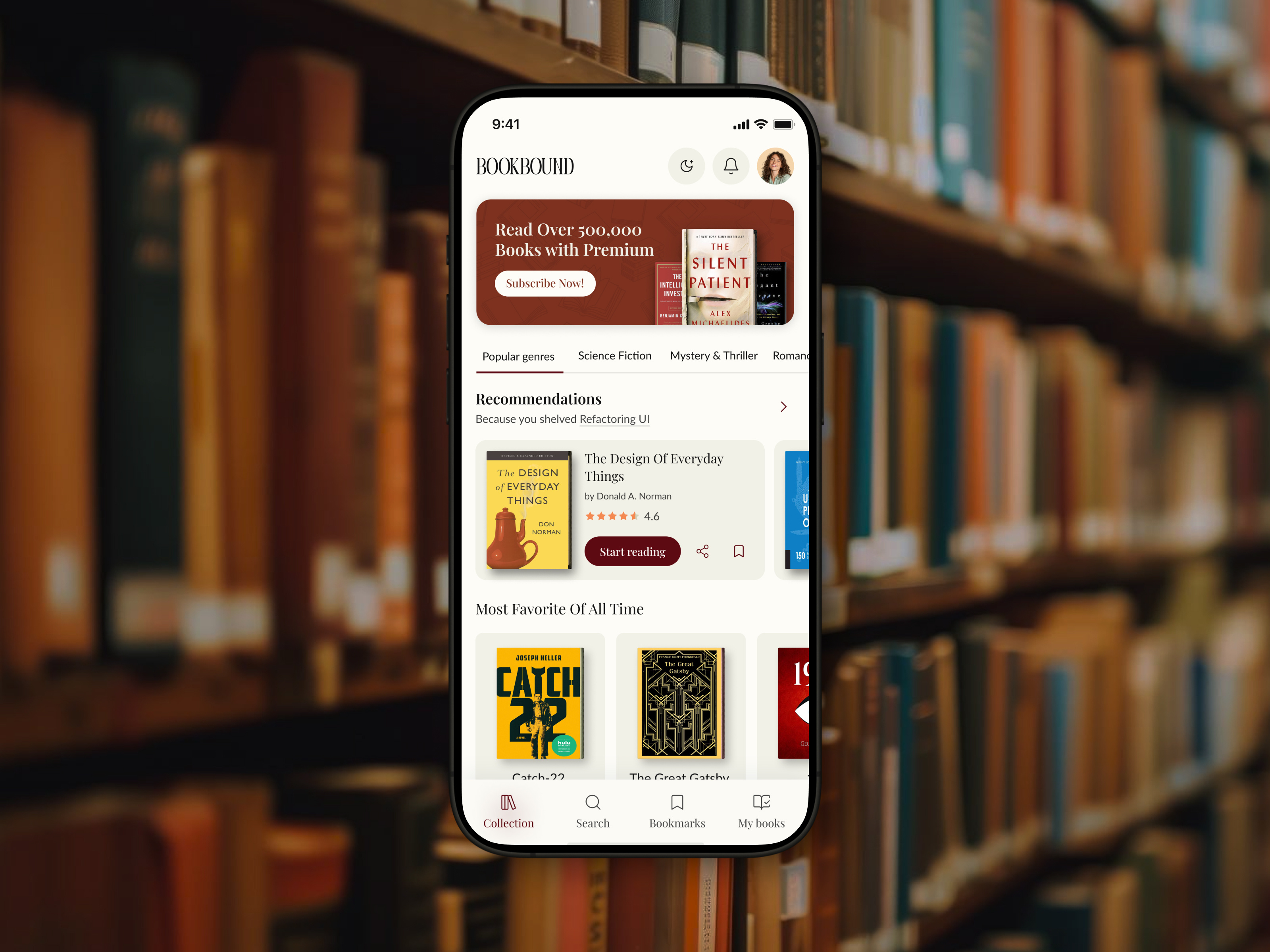Online Book Reading App - Bookbound by FocoTik UI/UX Agency on Dribbble
