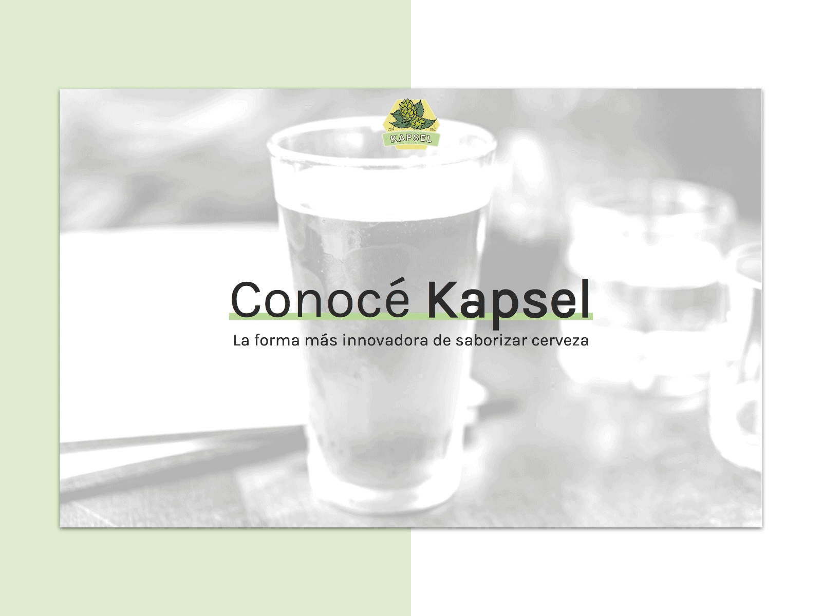 Kapsel / Landing Page by Gonzalo Fernán Ulla on Dribbble