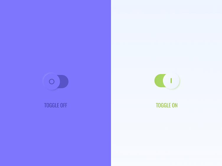Neumorphic Toggle Switch by roshan prasad on Dribbble