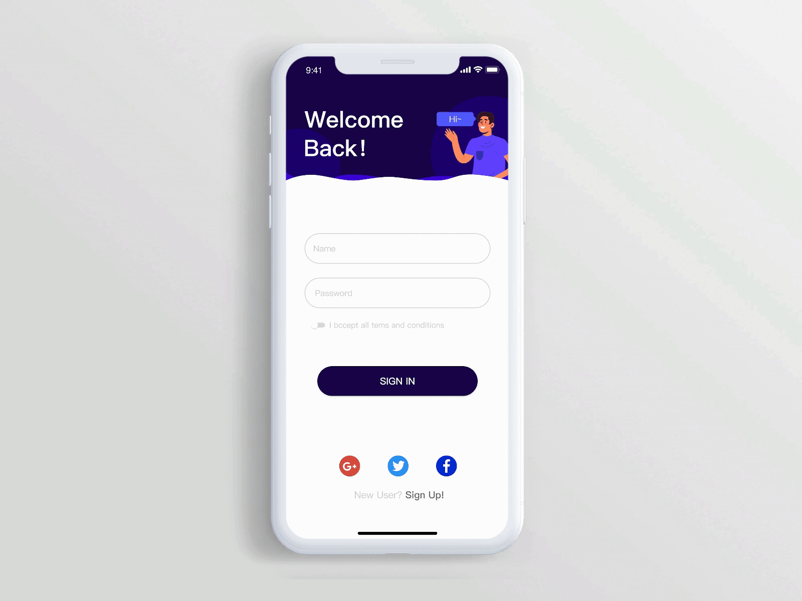 Dynamic login page by ImOJBk on Dribbble