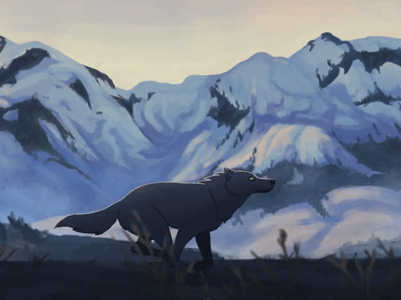 Wolf Run Cycle Frames