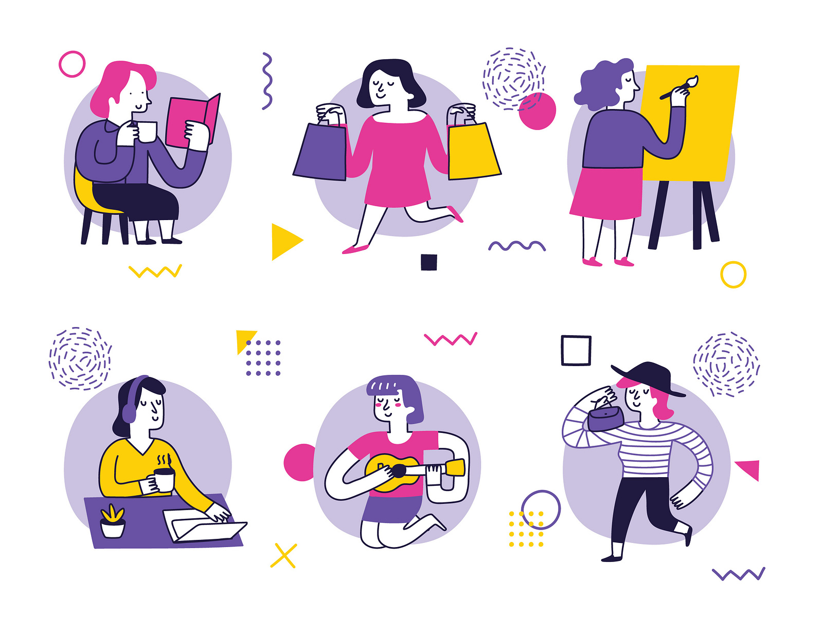 People Activities by Fontastic on Dribbble