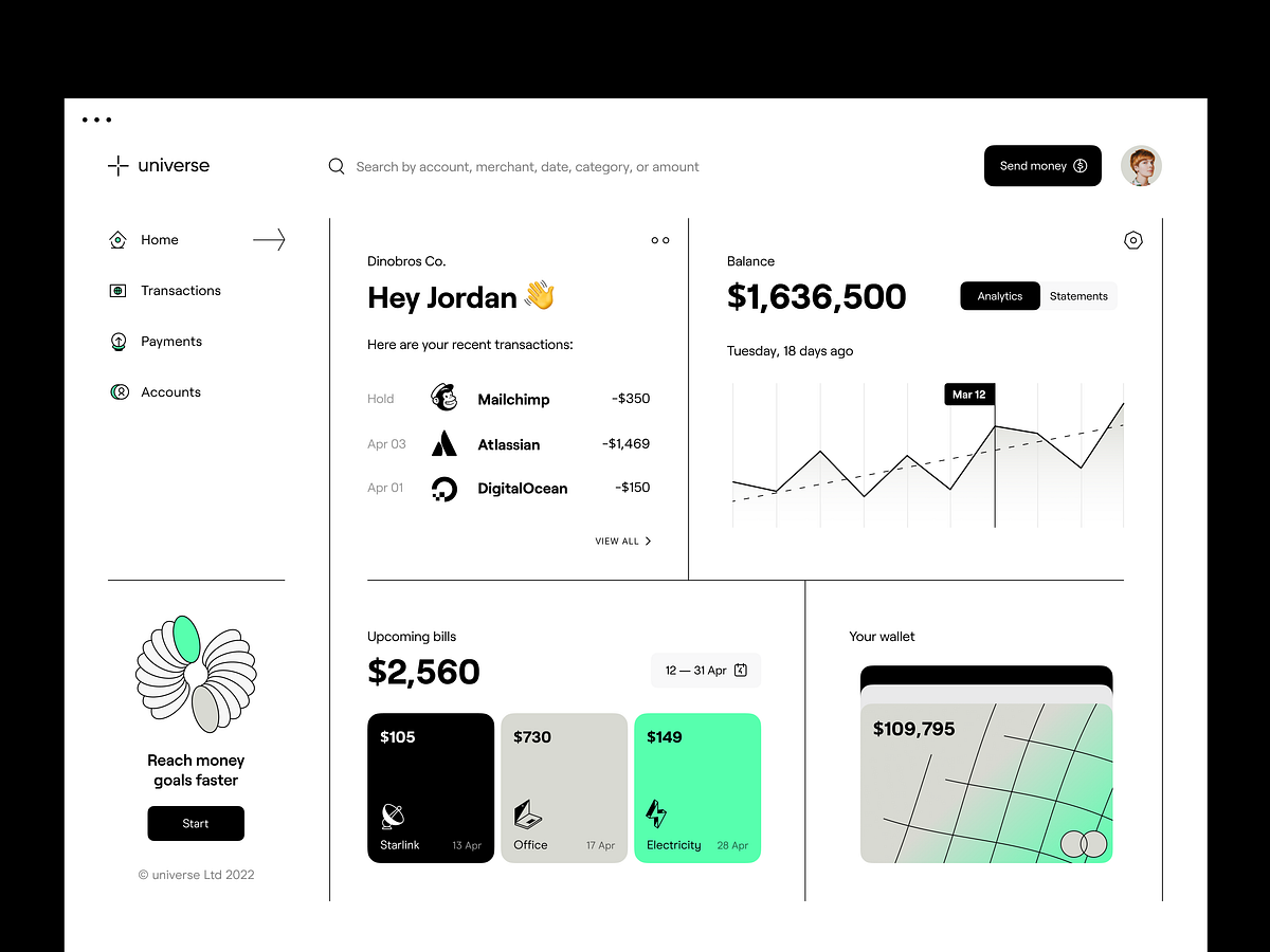 Browse thousands of Fintech Dashboard images for design inspiration ...