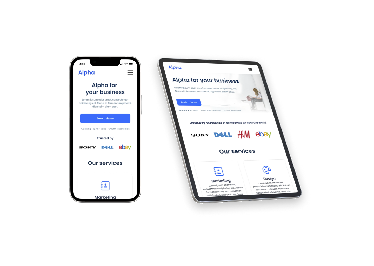Alpha - Responsive Design by Flori on Dribbble Alpha - Responsive Design by Flori on Dribbble