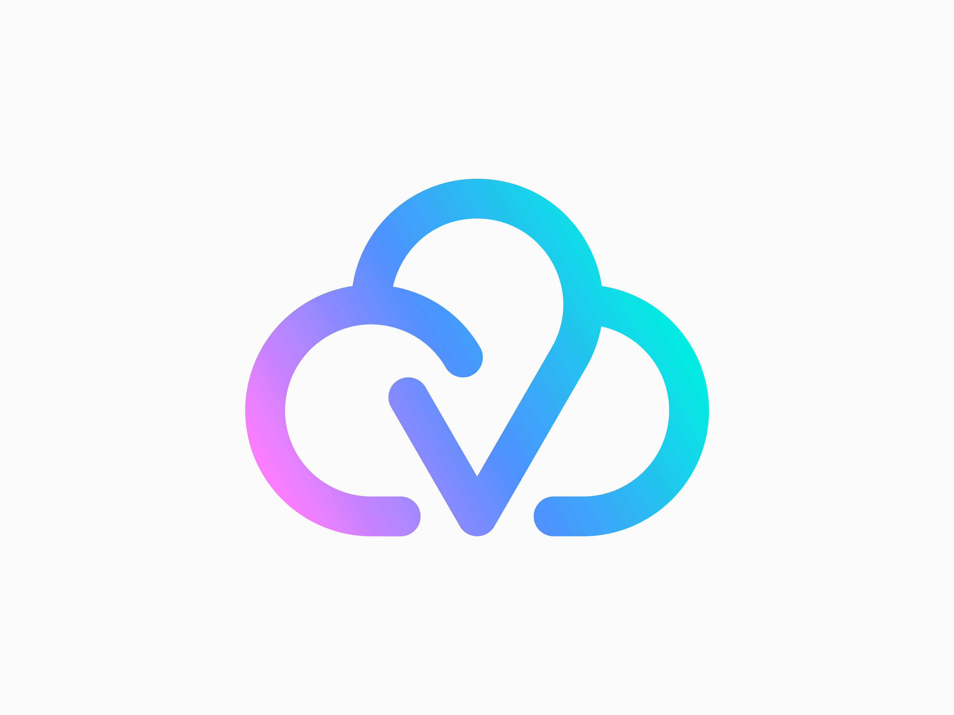 Cloud, letter V, checkmark | Vmship Logo Design by Hristijan Eftimov on ...