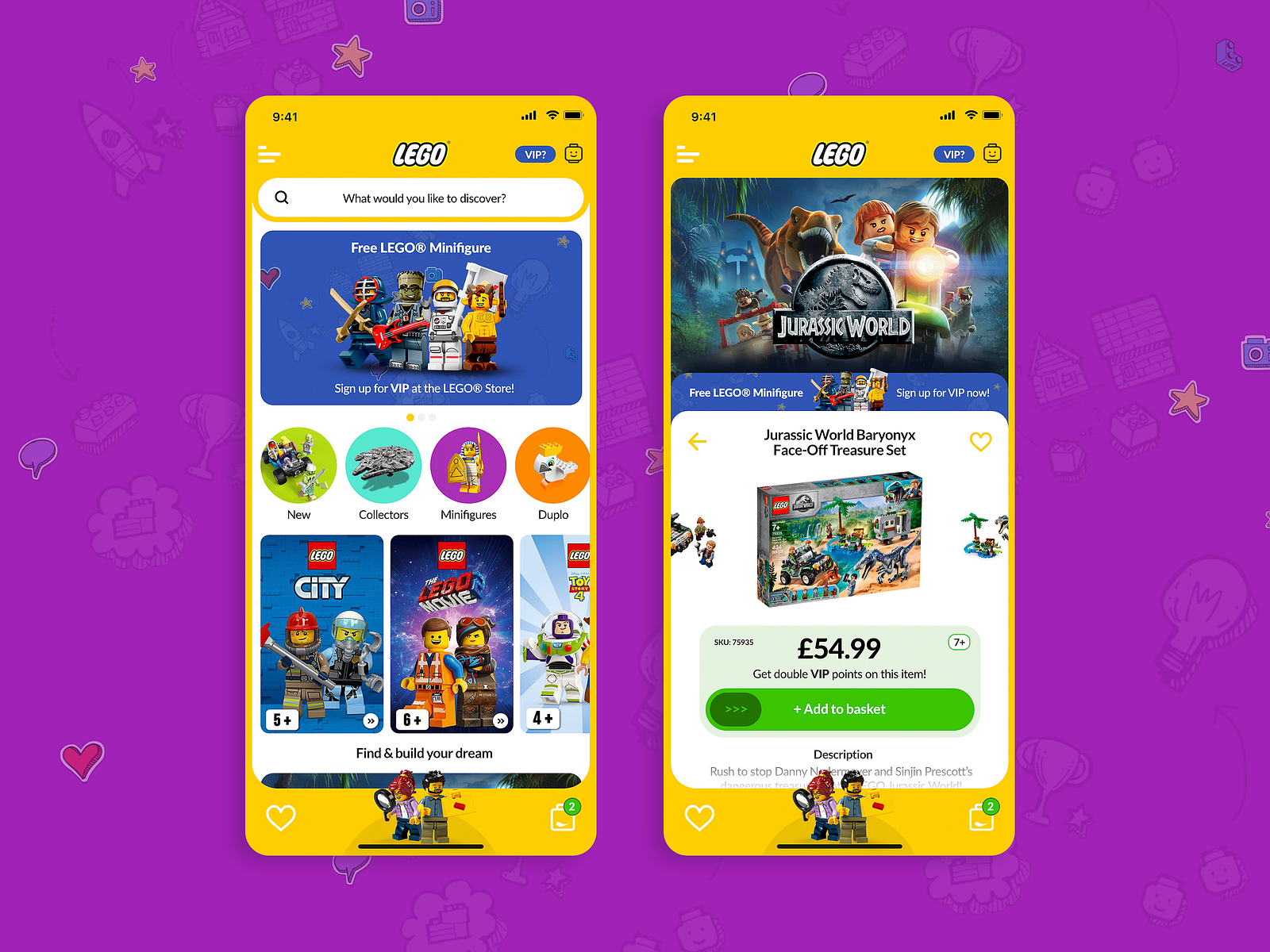 LEGO UX / UI Design - Lego Shop by UXDreamer 💜 on Dribbble