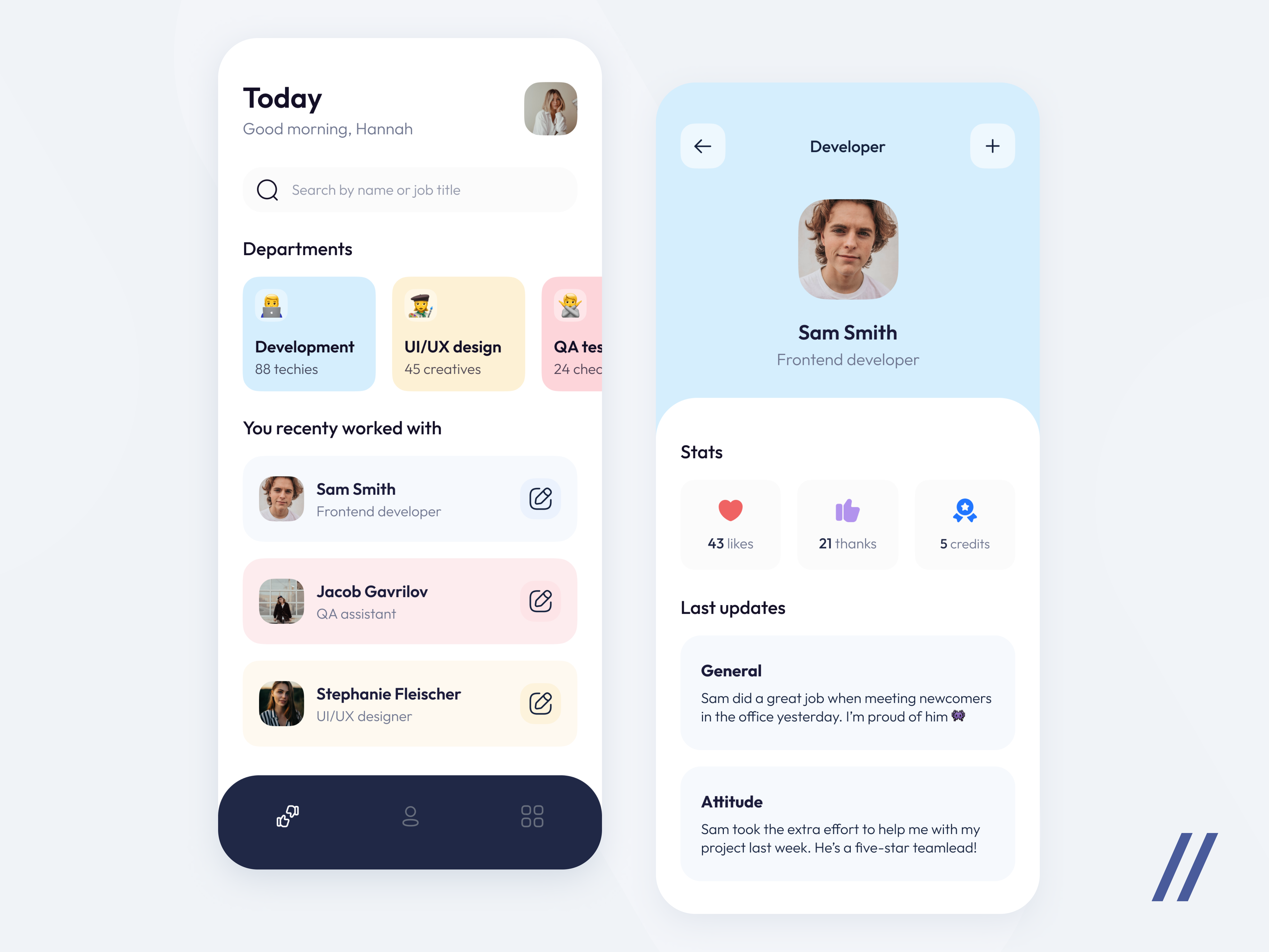 HR Management App by Purrweb UI/UX Agency on Dribbble