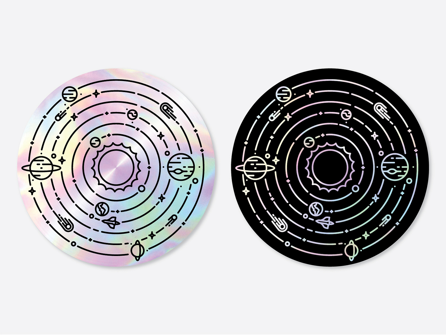 Solar System Sticker by Jorrien Peterson on Dribbble