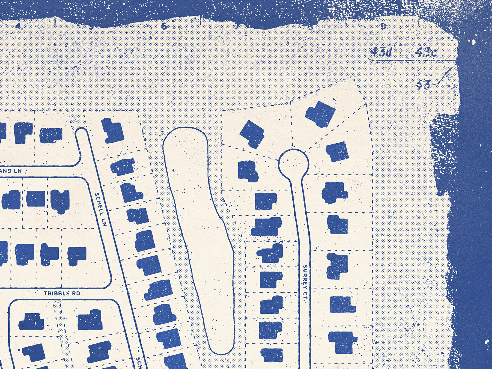 Neighborhood Map 2 by Jared Shofner on Dribbble