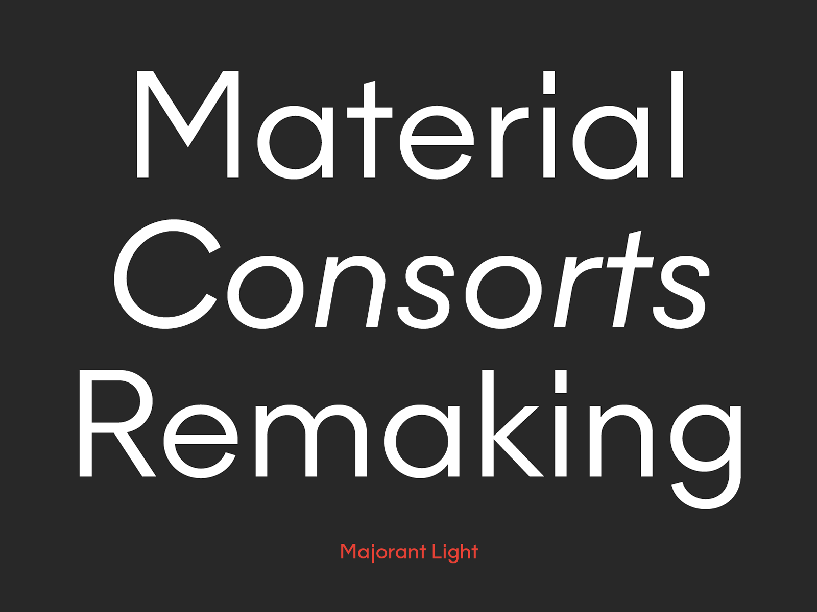 Majorant, new font release! by Emtype Foundry on Dribbble