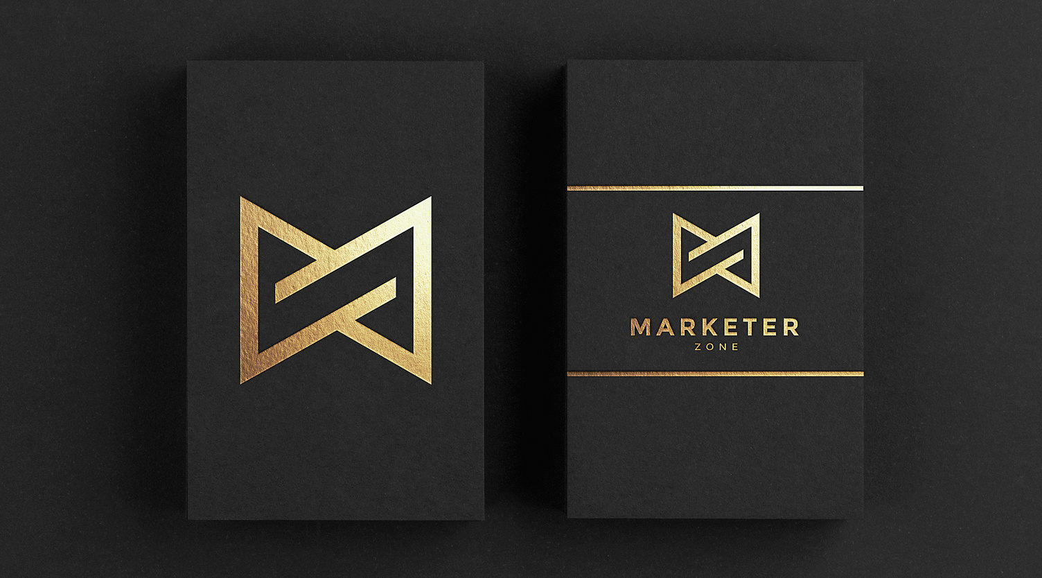 modern luxury monogram minimalist business m letter logo design by MD ...