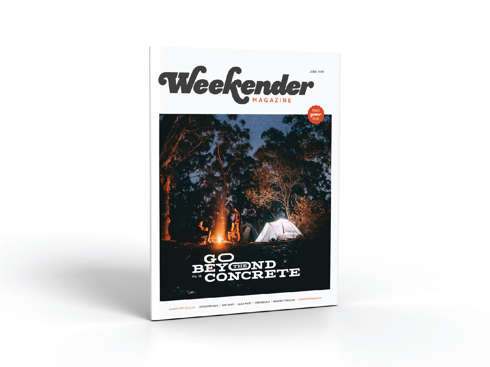 Weeknder Magazine Cover by Nick Murrish on Dribbble