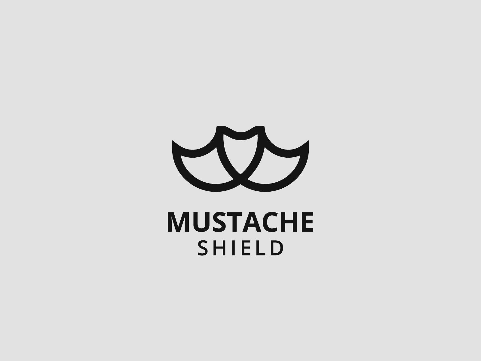 Mustache Shield by Dame Creative on Dribbble
