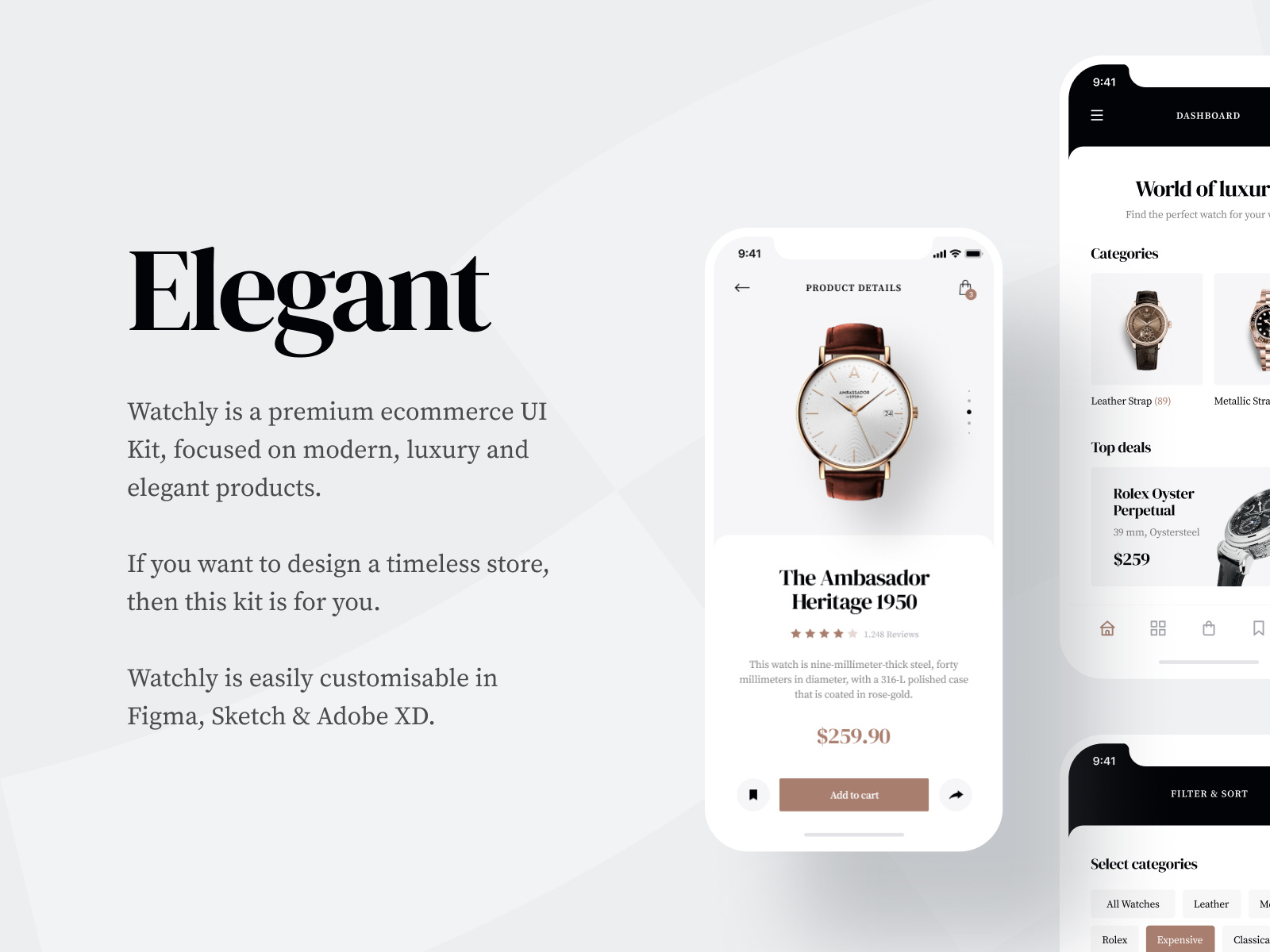 Watchly - Ecommerce UI Kit by Flexin Studio on Dribbble