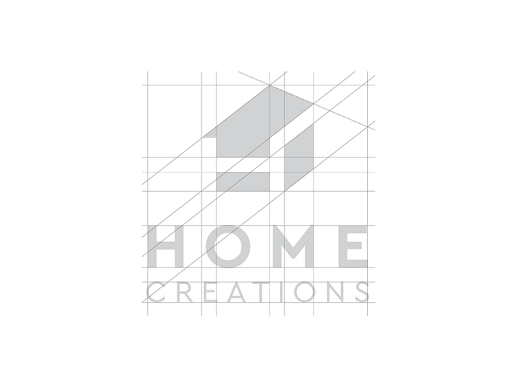 Home Creations logo grid by Russell Wadlin on Dribbble