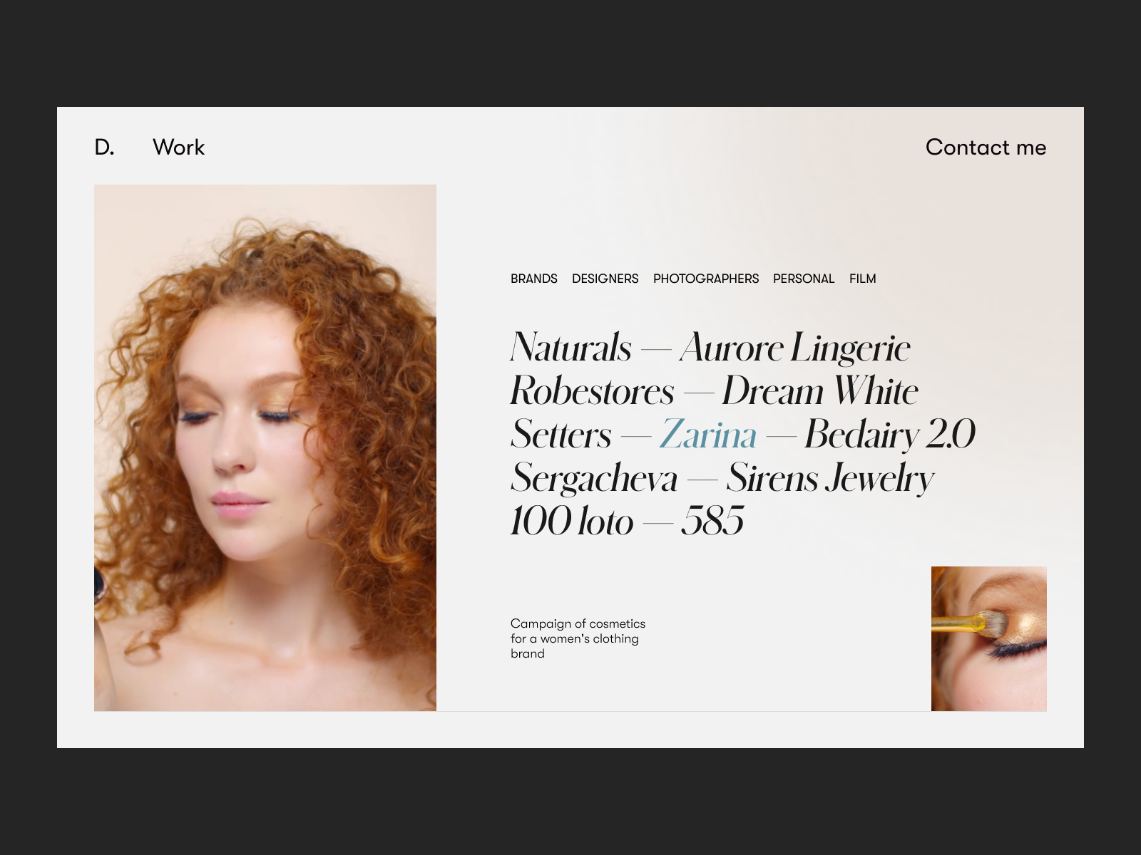 Fashion Model Portfolio Work By Febber On Dribbble