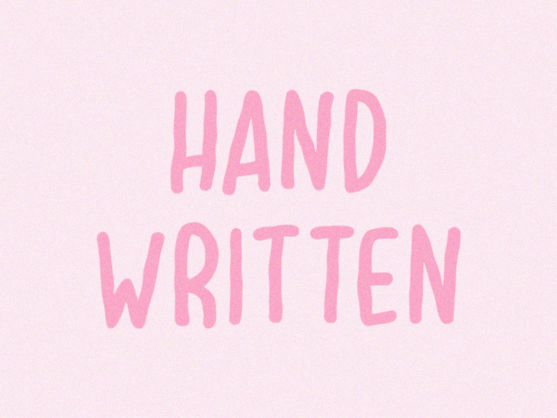 text animation exercise - handwritten effect by Dragonlady on Dribbble