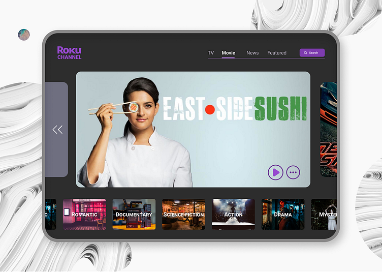 Roku Channel Movie Page Redesign by Yaozheng Wang on Dribbble