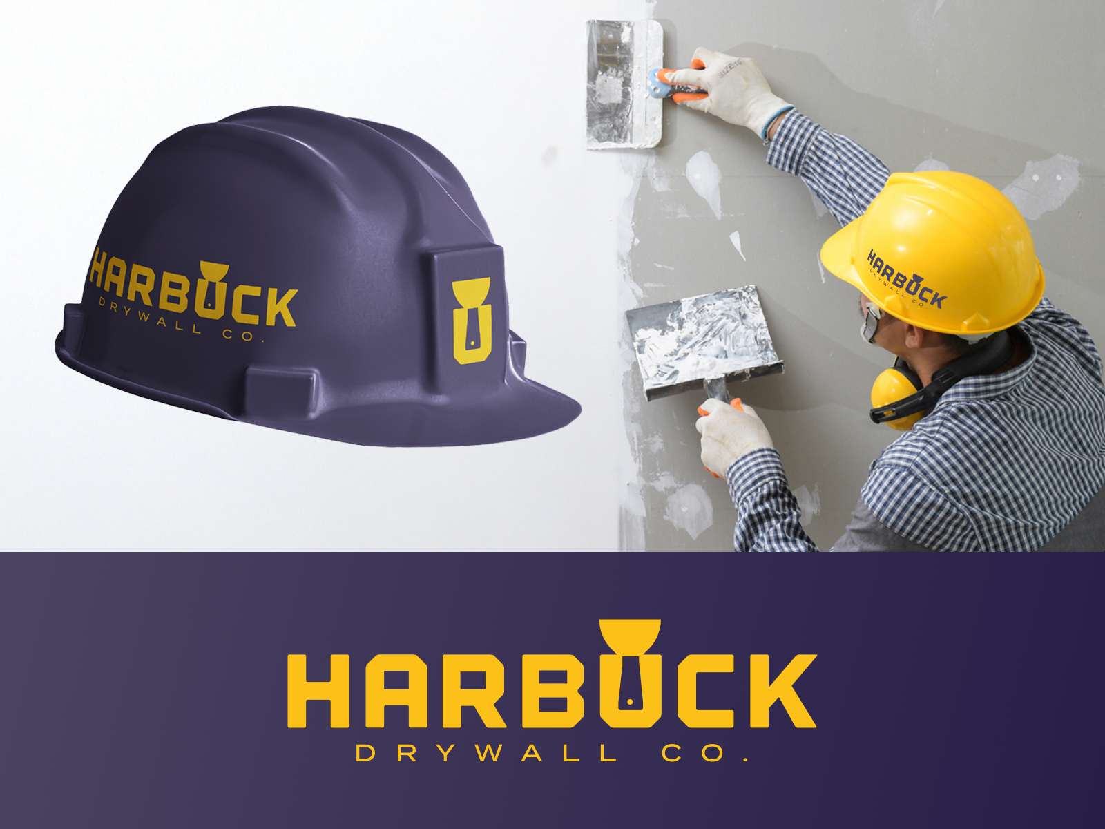Harbuck Drywall Co.® by Mike Jones for Heyo on Dribbble