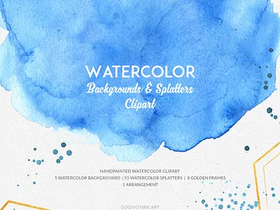 Watercolor Splatter designs, themes, templates and downloadable graphic ...