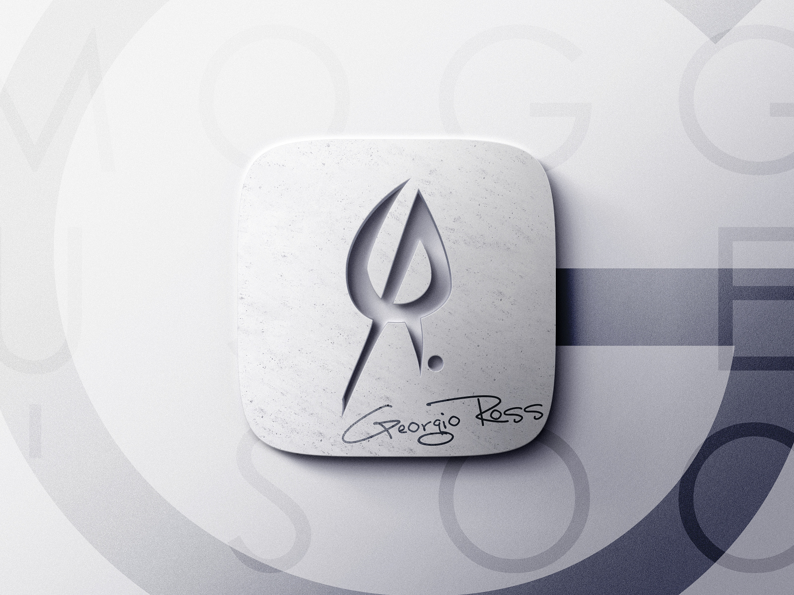 Georgio Ross - Monogram Logo Design by Yuriy on Dribbble