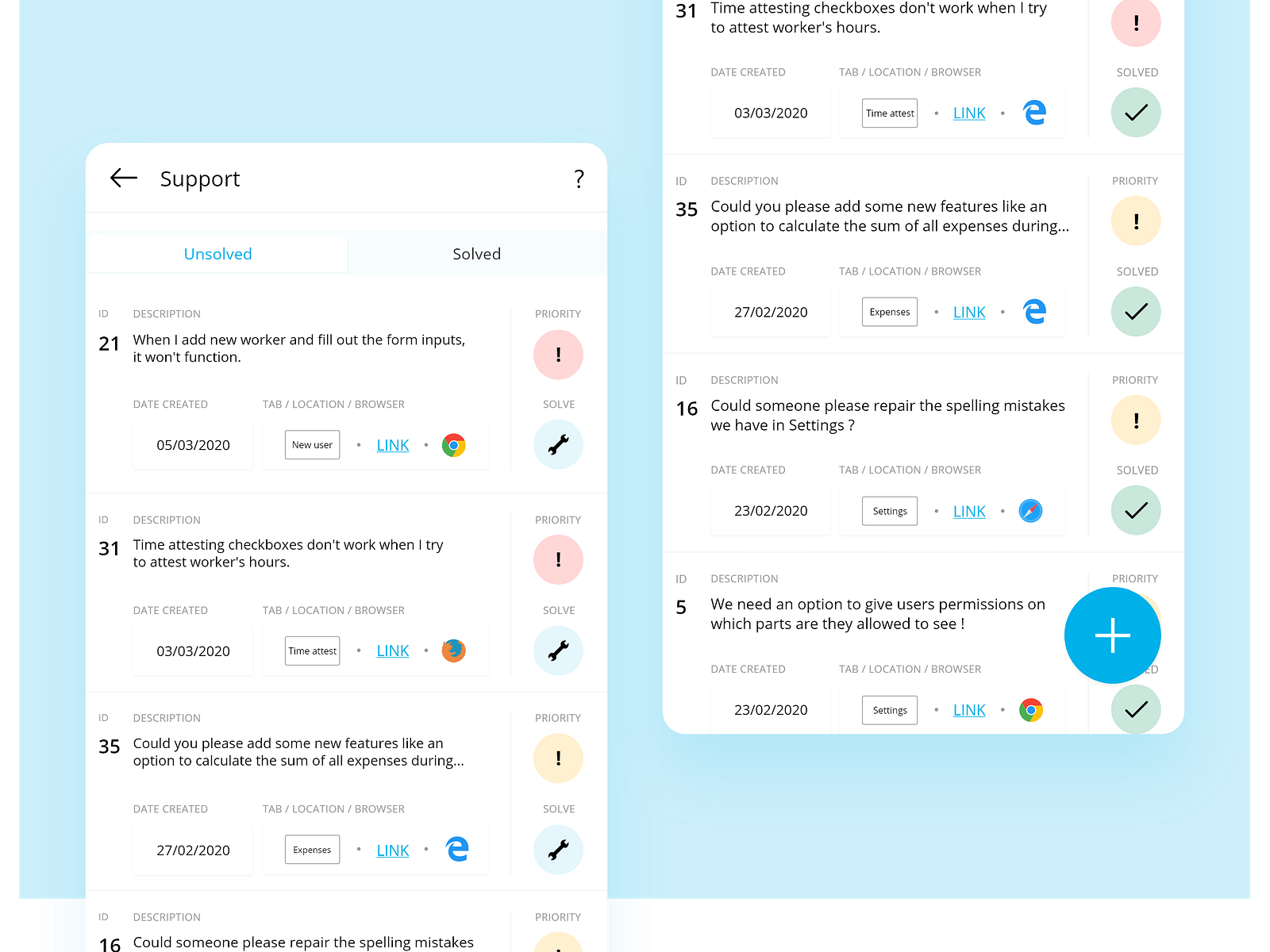 Software Support Page for Mobile by Hasan Softic on Dribbble