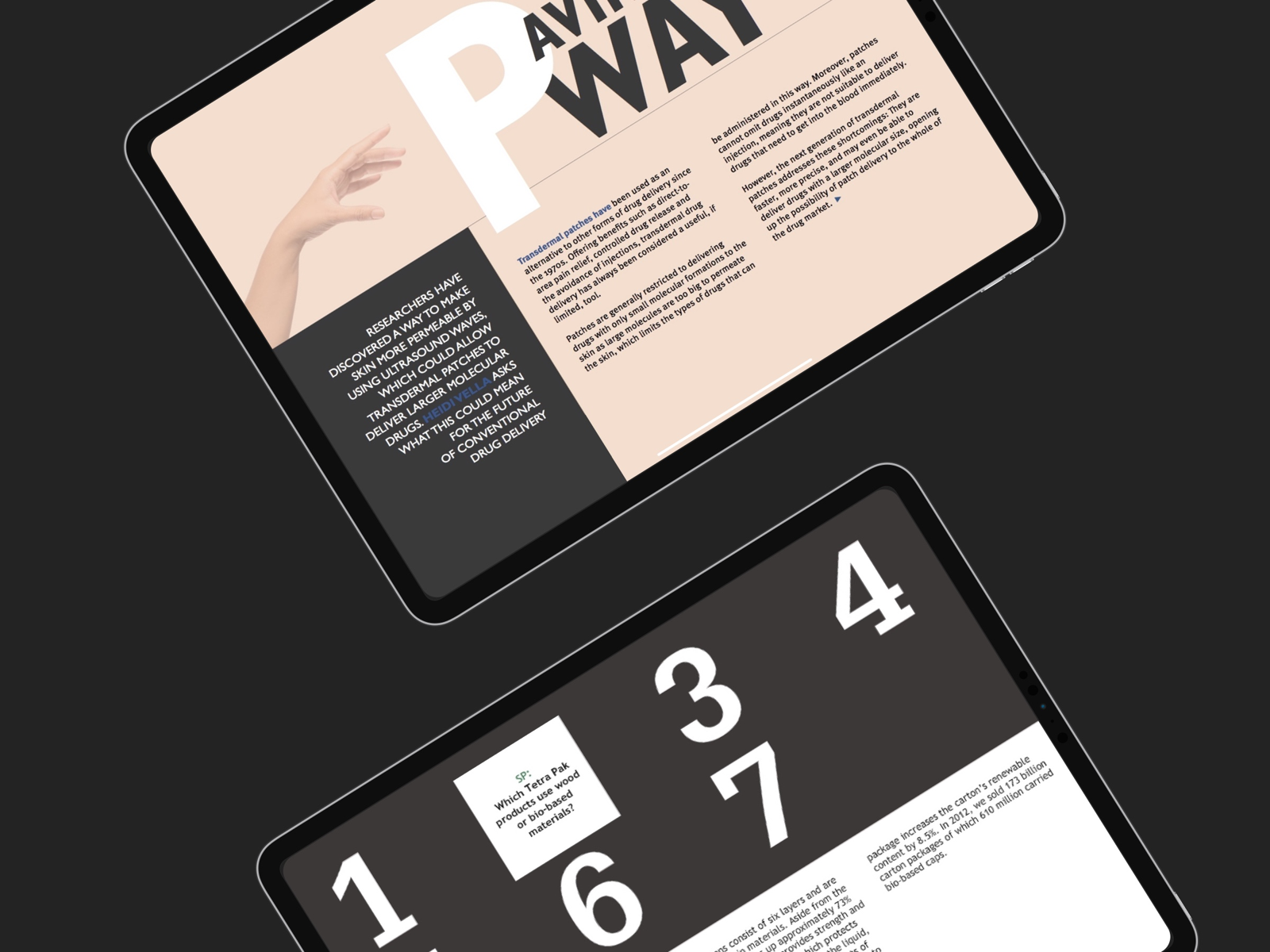 Interactive layout by Kristie Kiselyte on Dribbble