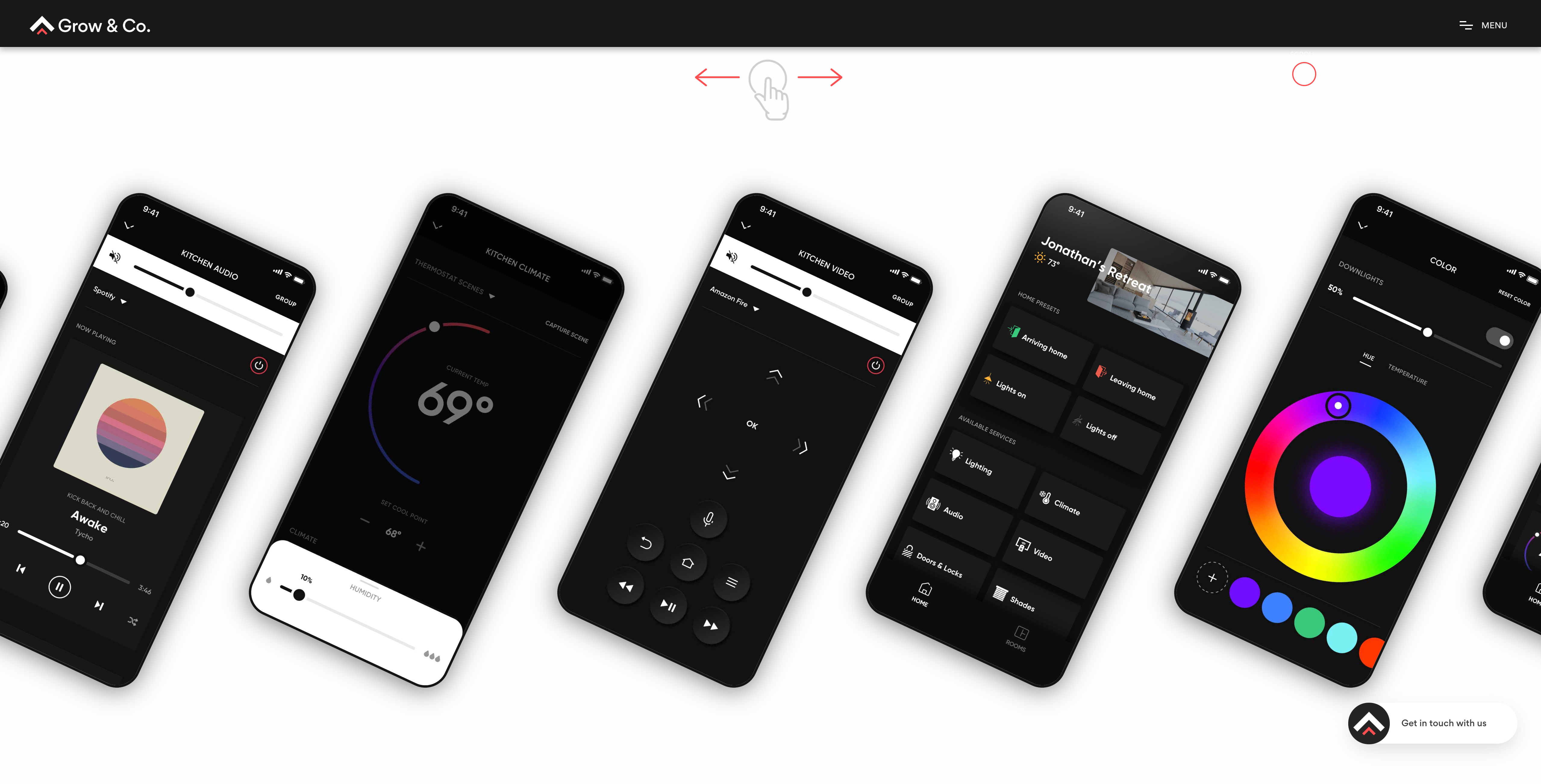Custom Crestron System GUI by Marc Caldwell on Dribbble