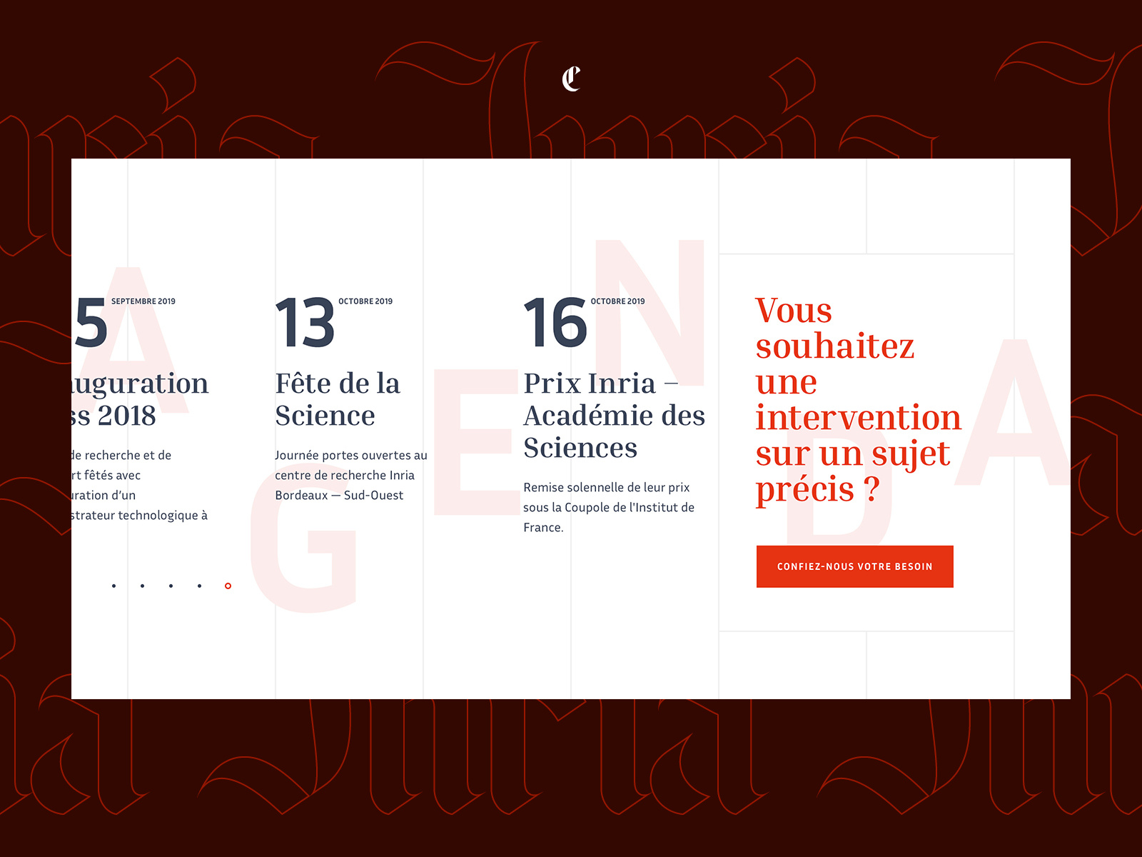 Inria — Media version by Flot Noir ™ ⏤ Studio on Dribbble