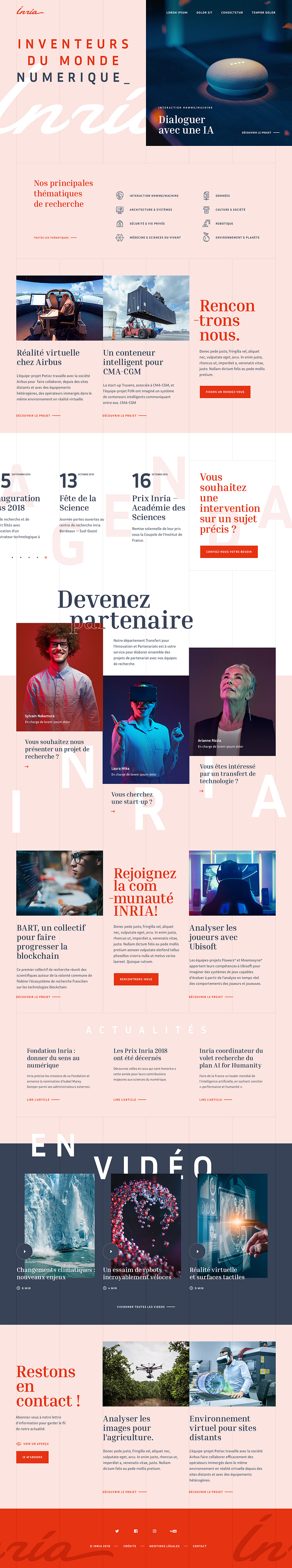 Inria — Media version by Flot Noir ™ ⏤ Studio on Dribbble