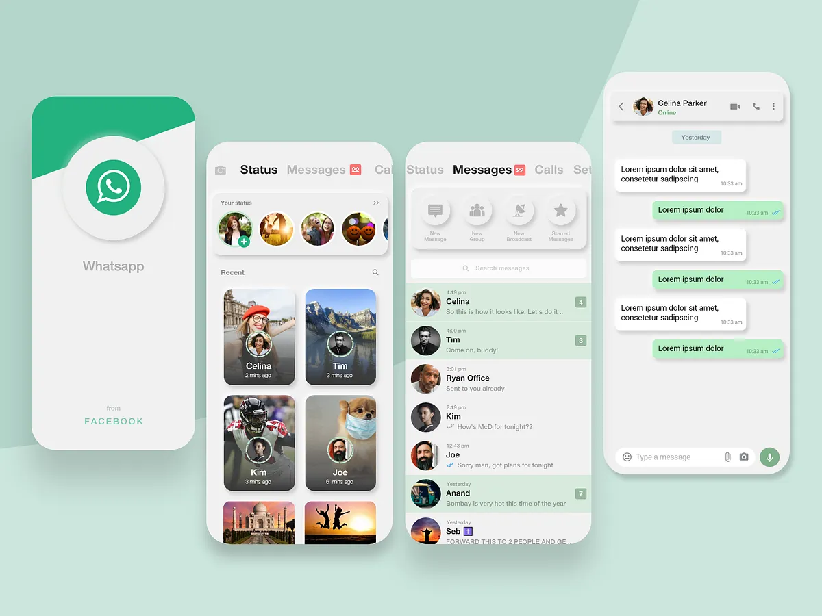 Whatsapp Web designs, themes, templates and downloadable graphic ...