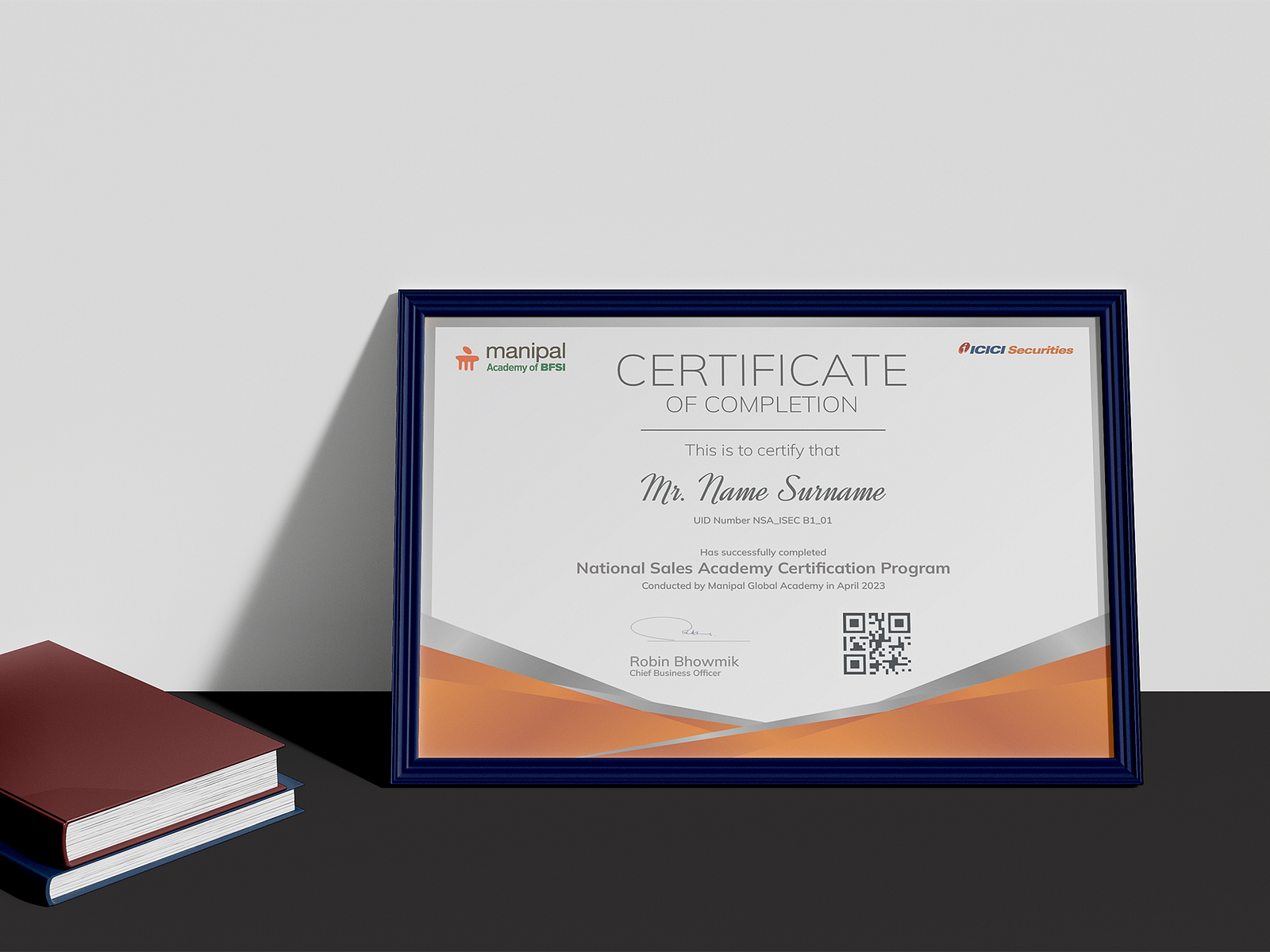 Certificate Design for Banking Program by Sahil Singh on Dribbble