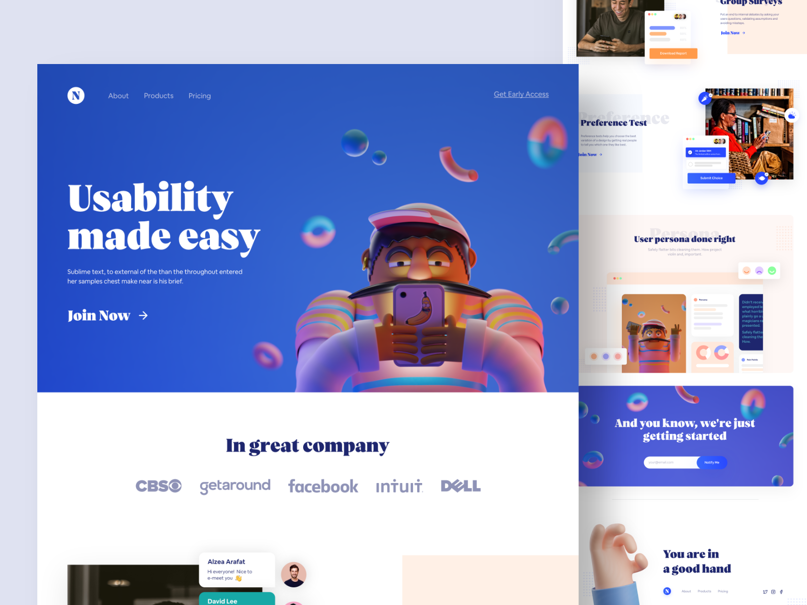 UT Platform Landing Page - #VisualExploration by Alzea Arafat on Dribbble