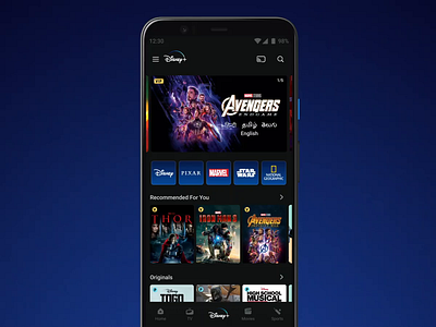 Disney+ Hotstar Intro by Rahul Bhosale for Disney+ Hotstar on Dribbble