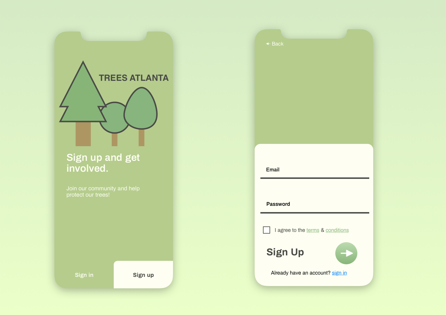 DailyUI 01 "sign up" by Alec Davy on Dribbble
