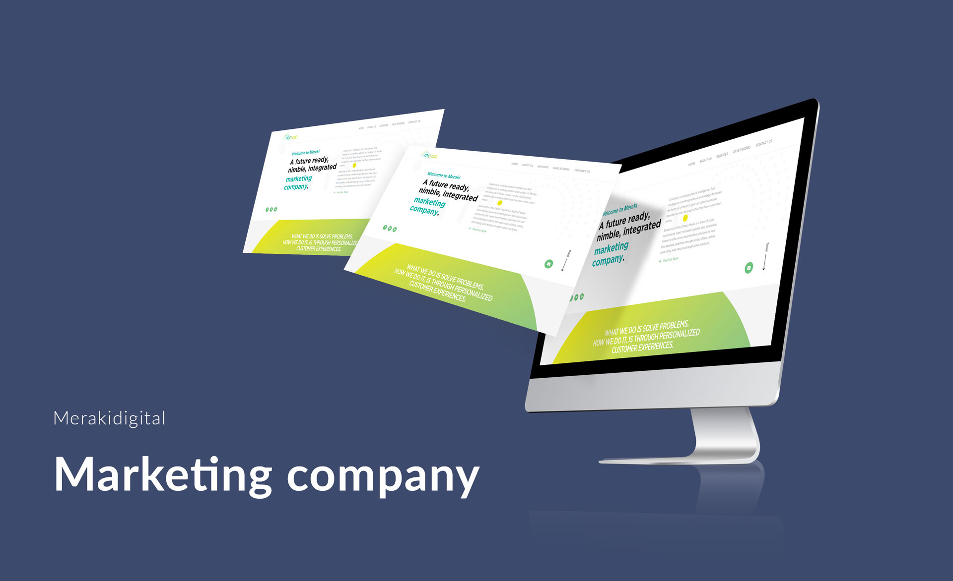 Marketing-Website by Pankaj Kumar Semwal on Dribbble